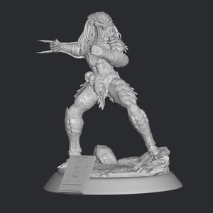 Predator Stl File 3d Printing, 3d Print File, Miniature, Super Hero ...