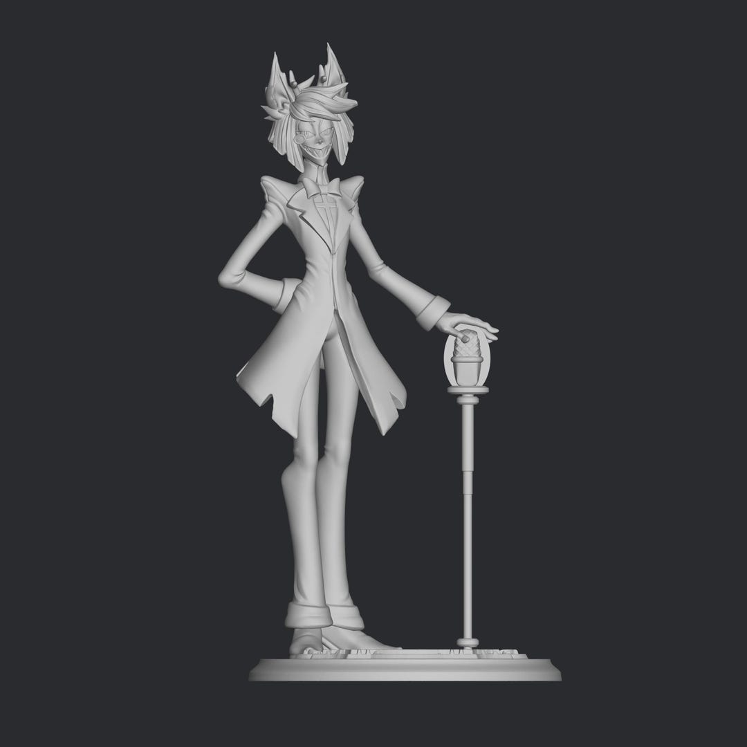 Alastor From Hazbin Hotel Stl File 3d Printing, 3d Print File ...