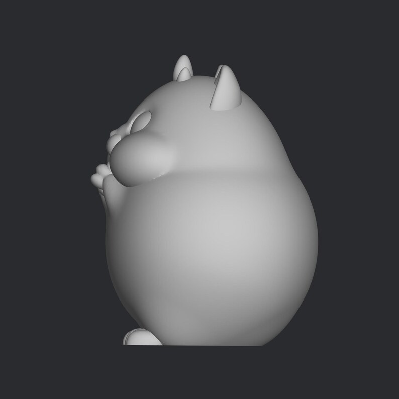 Fat Hamster Stl File 3d Printing, 3d Print File, Miniature, Super Hero ...