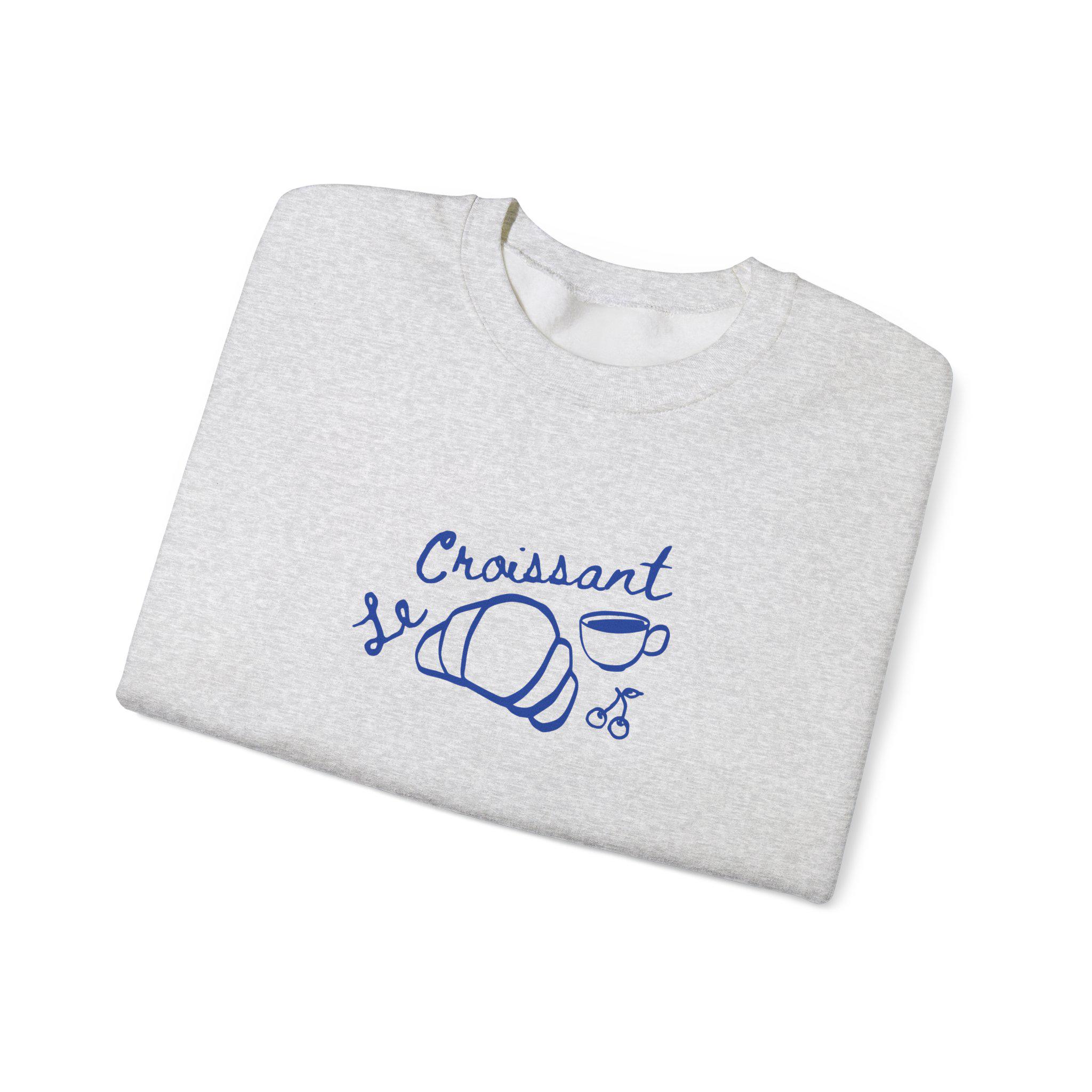 Croissant Sweatshirt Sunday Morning Croissant Shirt Old Money Aesthetic ...