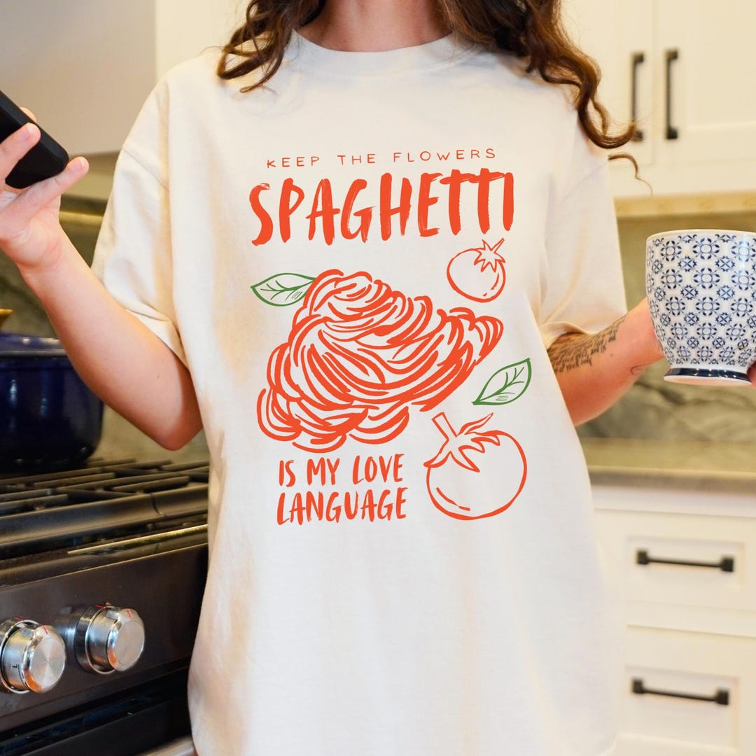 Spaghetti Shirt Tomato Shirt Pasta Shirt Food Shirt Ciao Bella Tomato ...