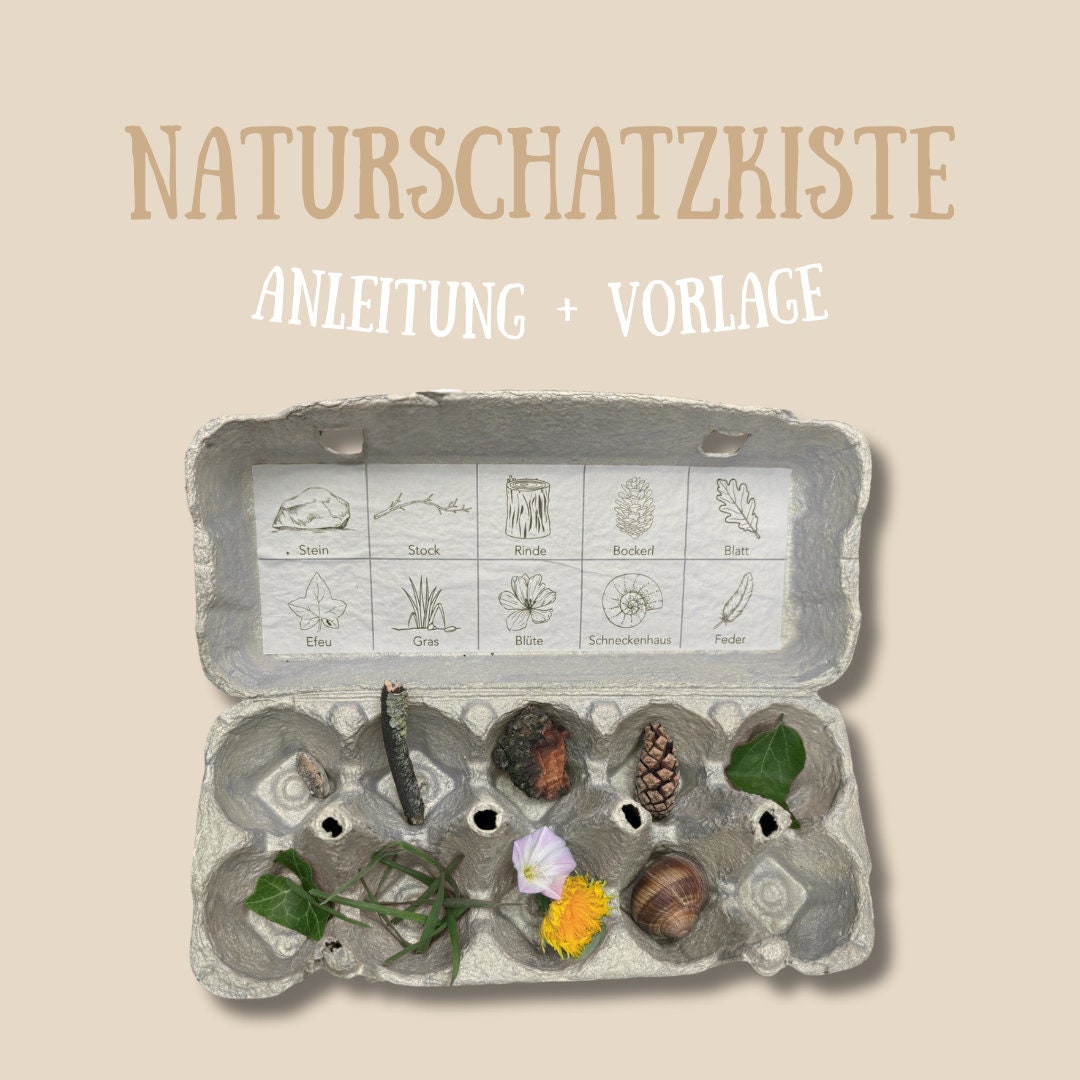 Nature's Treasure Chest [instructions + Template] - Etsy UK