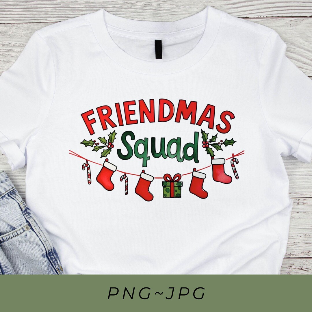 Digital Download | Christmas Clipart | Diy Friendsmas | Cut Files for ...