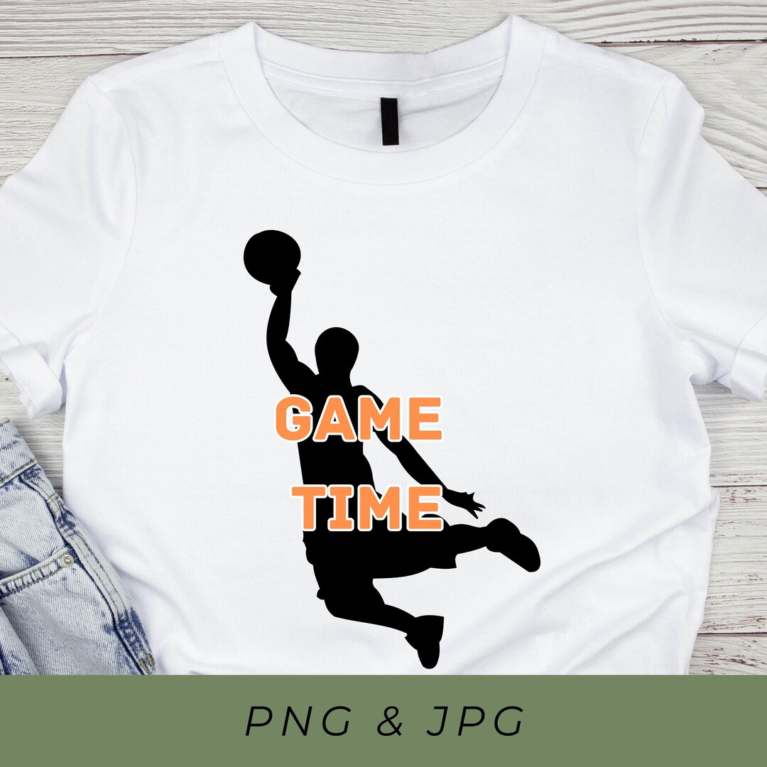 Game Time PNG, Basketball Png, Game Day Basketball PNG - Etsy