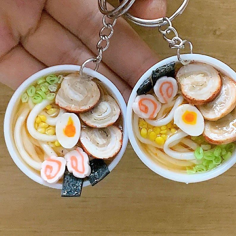 Janpanese Ramen Magnet/ Keychain/ Food Miniature - Etsy