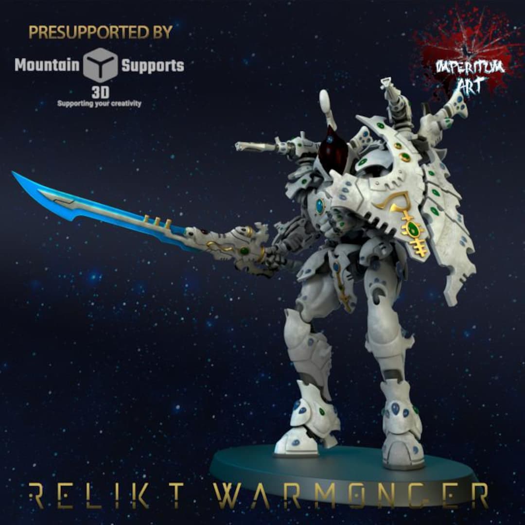 Space Elves - Relikt Warmonger Titan | Wargaming | Tabletop Game | 3D ...