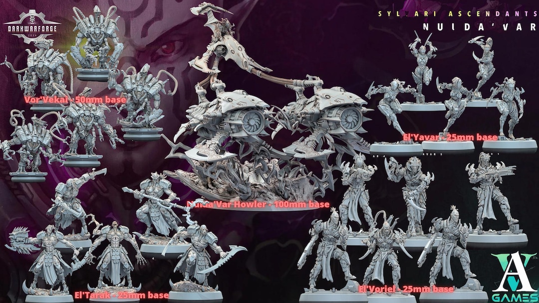 3D Printed Sylvari Ascendants Miniature, Archvillain Games, Tabletop ...