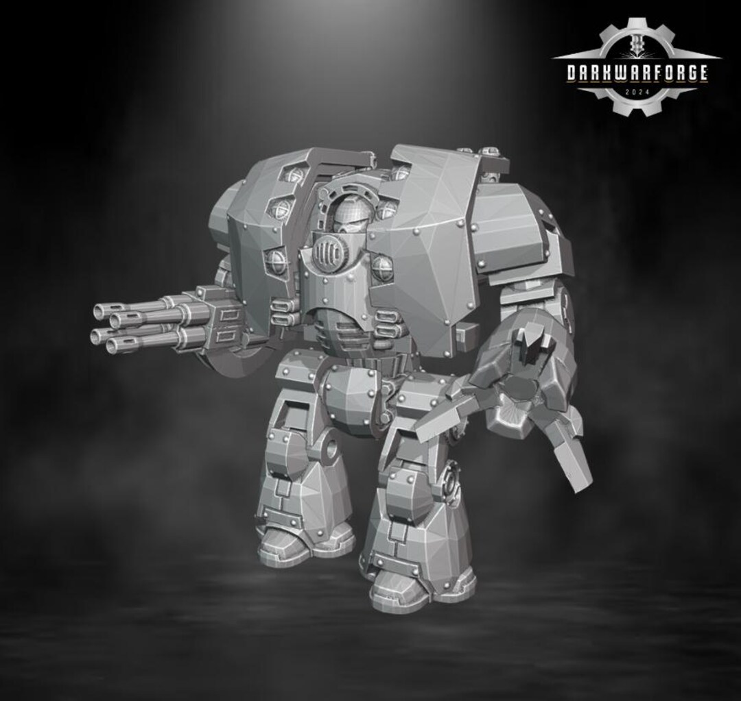 Leviathan Dreadnought 40K Space Marine Wargaming Tabletop Minifigure ...