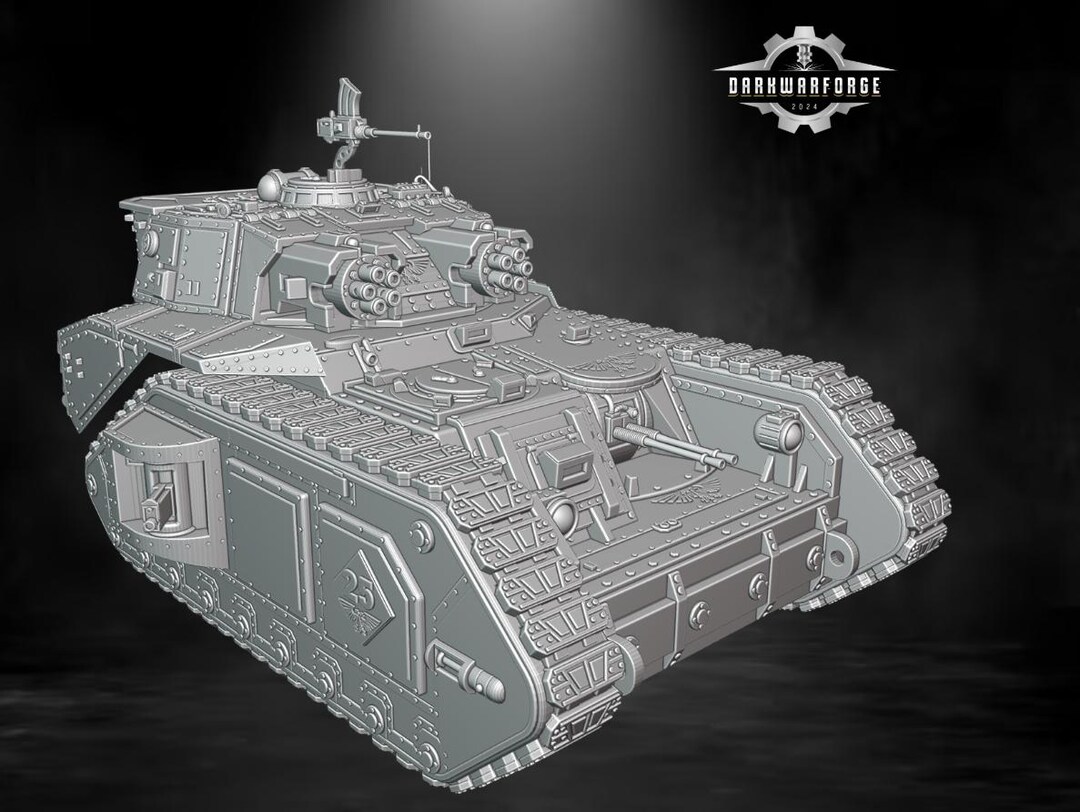 Vulcan Tank 40K Space Marine Wargaming Tabletop Minifigure Miniature 3D ...