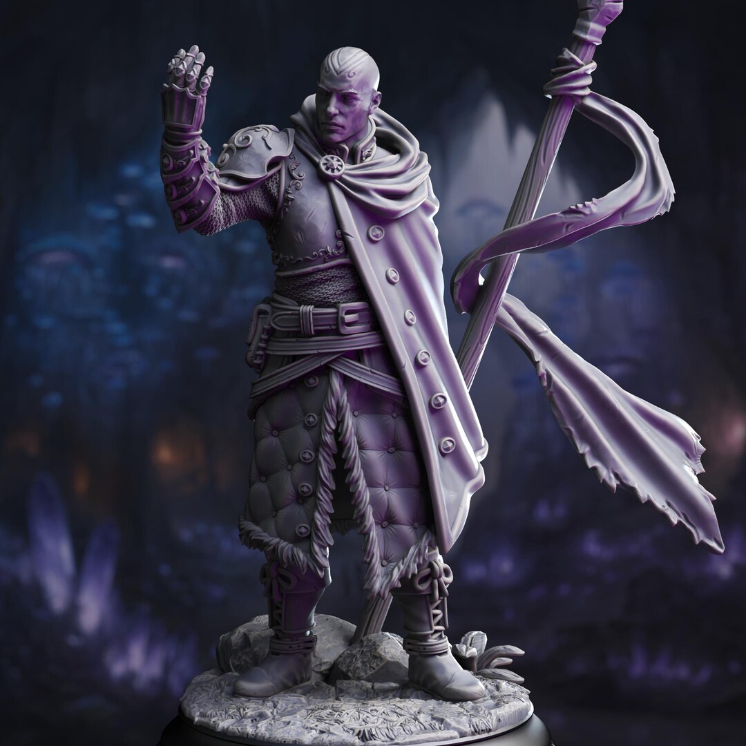 Psionic Knight: 3D Printed Dnd Miniature, DM Stash Design - Etsy