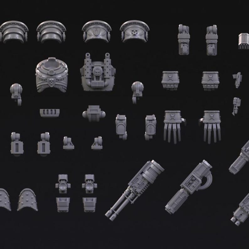 3D Printed Eternus Assault Armor Miniature - One Page Rules Compatible ...