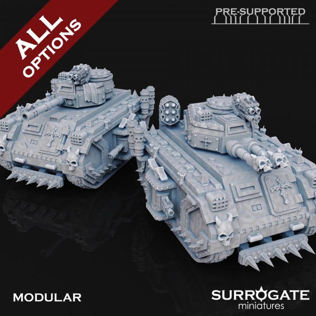 Midnight Chariot Tank | Surrogate Miniatures | Wargaming | Tabletop ...