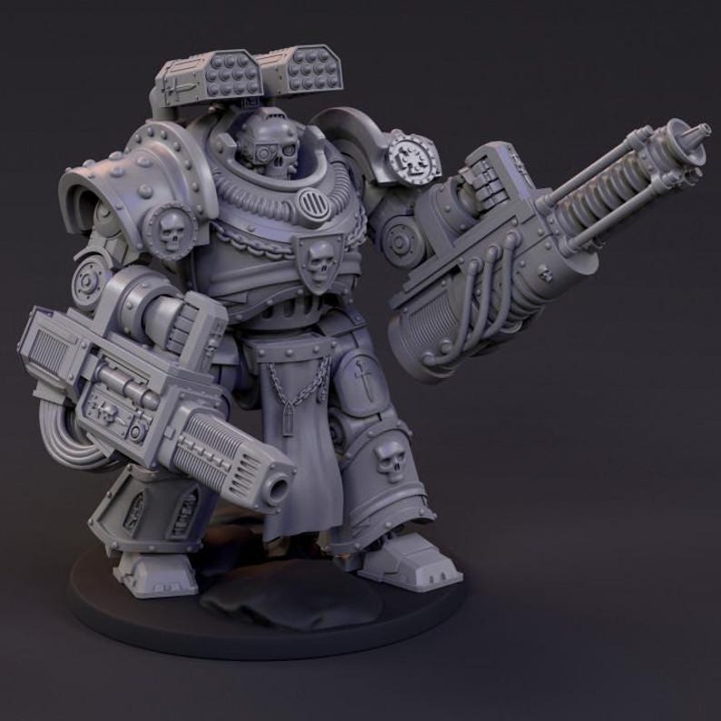 3D Printed Eternus Assault Armor Miniature - One Page Rules Compatible ...