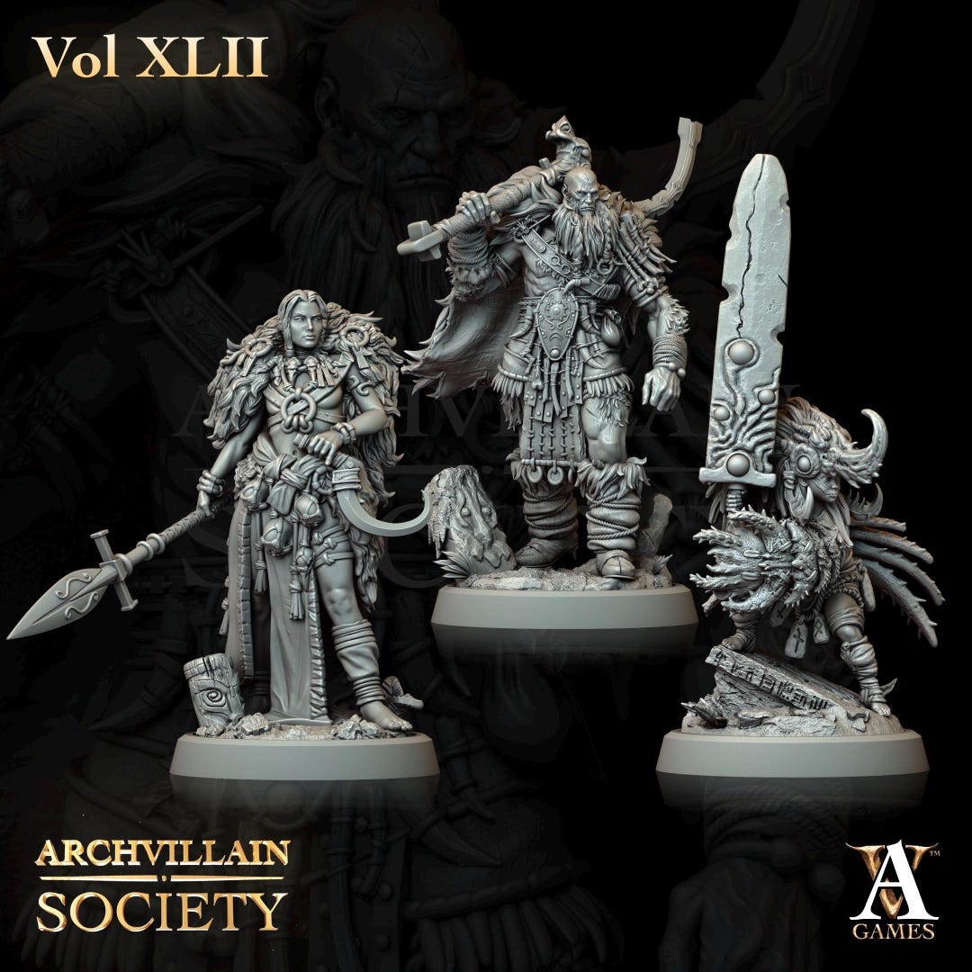 Archvillain Games : Archvillain Society Vol. XLII | 3D Printed ...