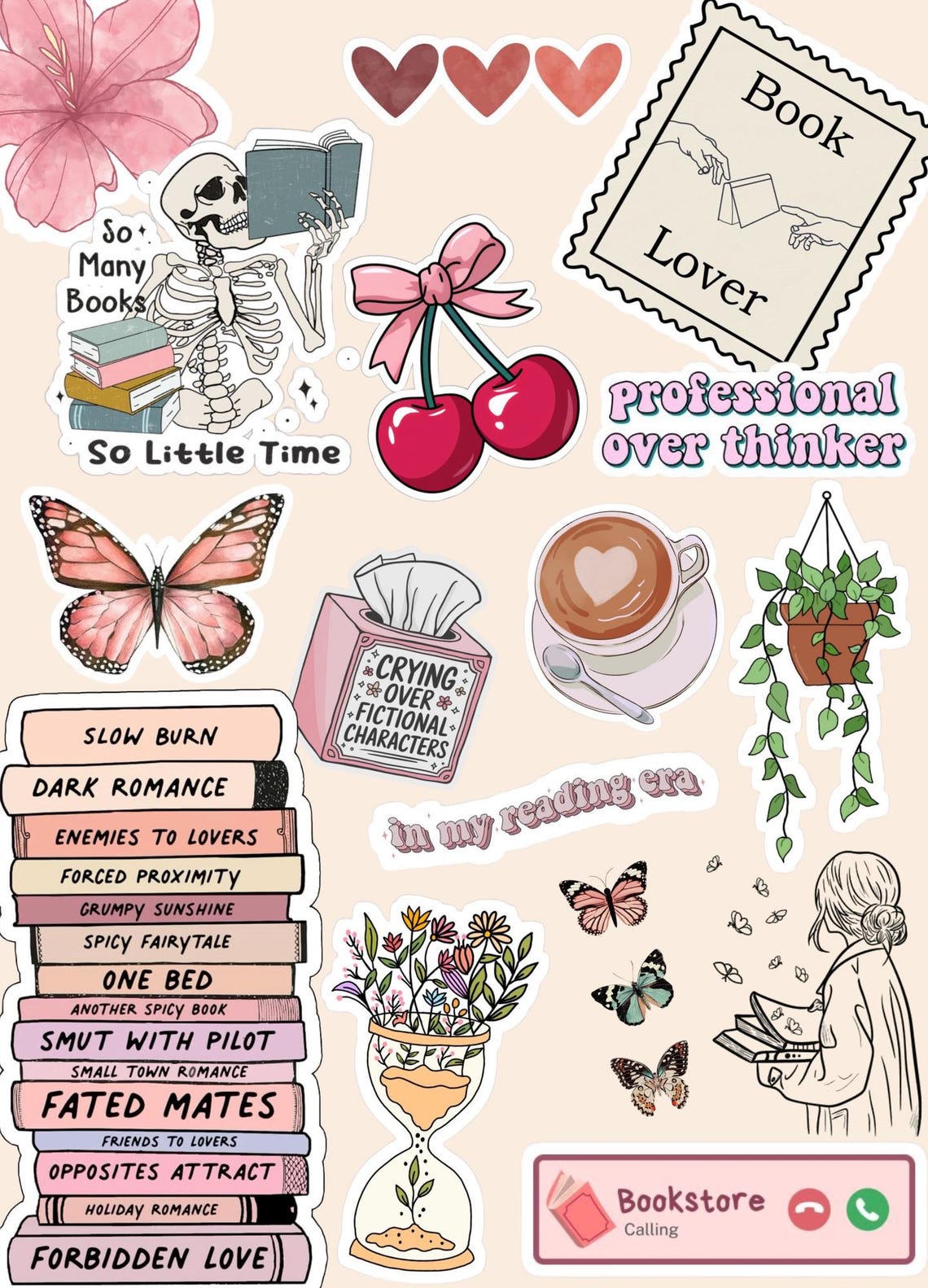 Book Lover’s Kindle Cover | Cute & Cozy E-reader Case | Aesthetic ...