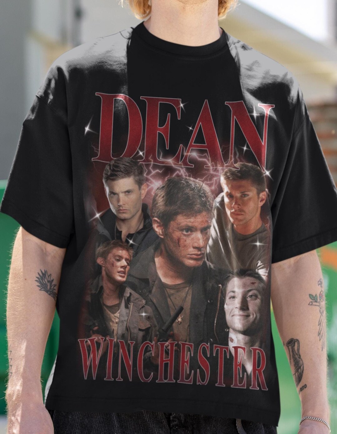 Dean Winchester Vintage Unisex Shirt, Dean Winchester Bootleg T-shirt ...