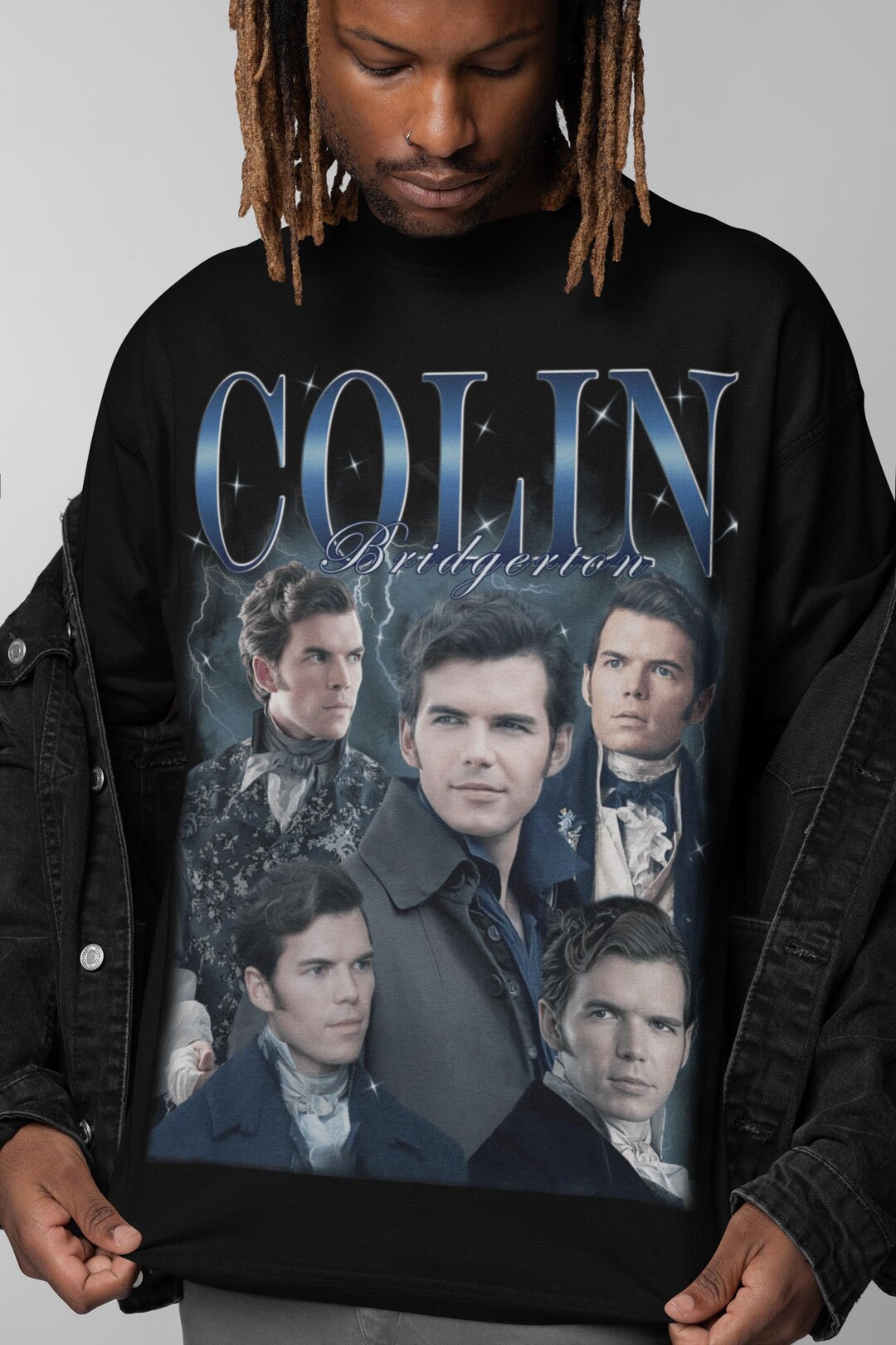 Colin Bridgerton Vintage T-shirt, Colin Bridgerton Movie Tv Series ...