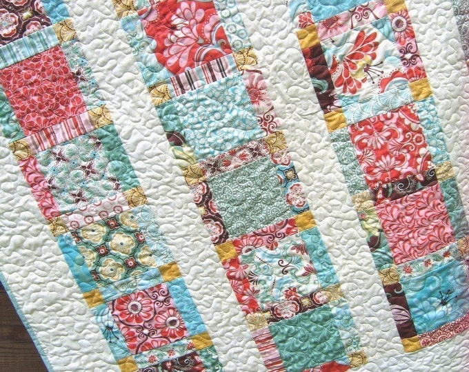 QUILT KIT Fandango by Kate Spain With Angels Staircase Quilt Pattern by ...