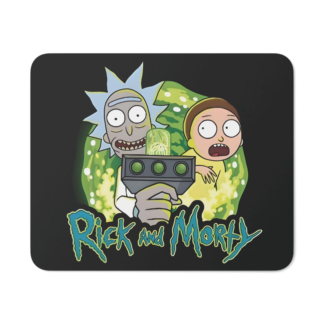Rick and Morty Mouse Pad, Sci-fi Gaming Desk Mat, Cartoon Character Non ...