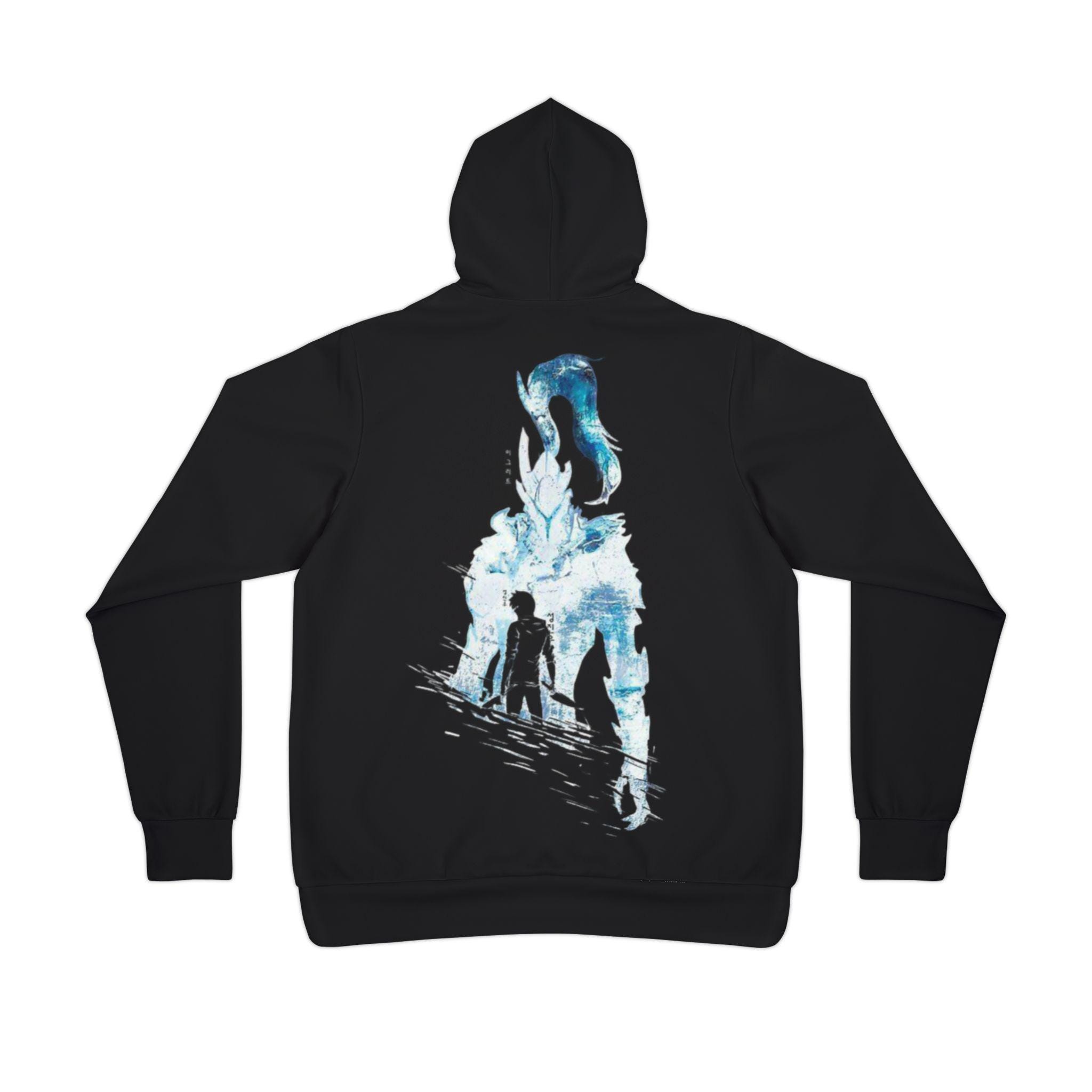 Athletic Hoodie Solo Leveling Workout Theme, Training Hooded Sweatshirt ...