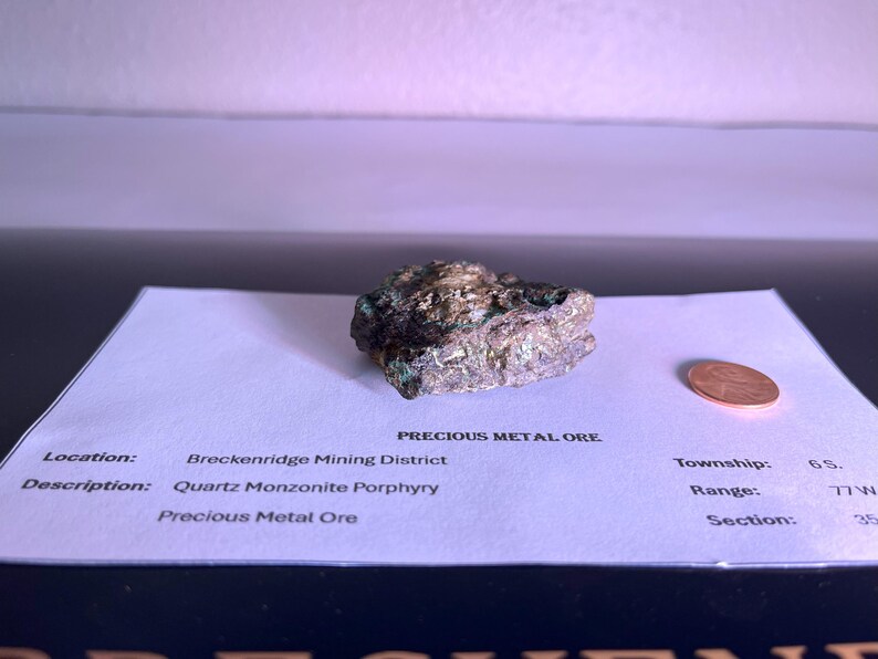 Colorado Gold Ore Authentic Summit County Colorado Ore Local Miner - Etsy