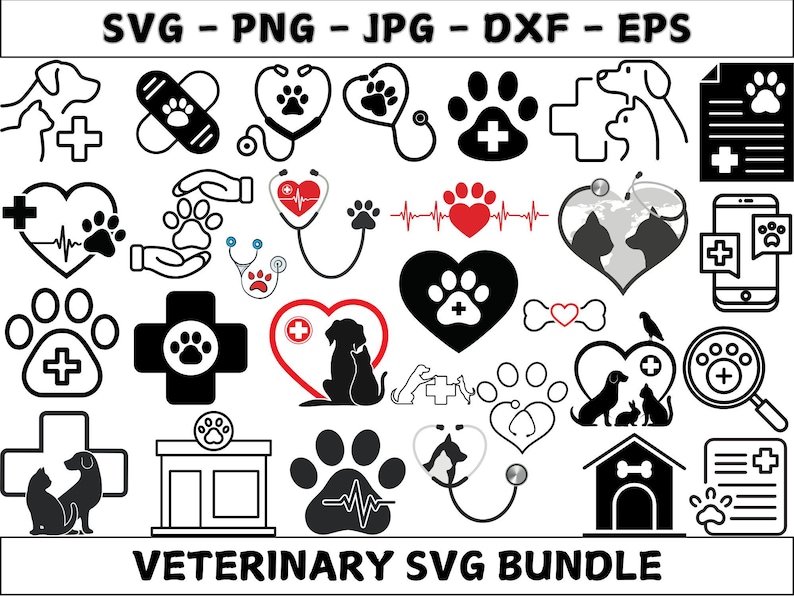 Veterinarian SVG Bundle| Future Veterinarian| Animals Svg| Pet Doctor ...