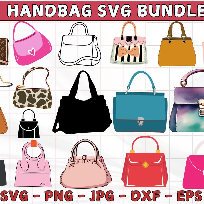 Paper Purse Svg - Etsy