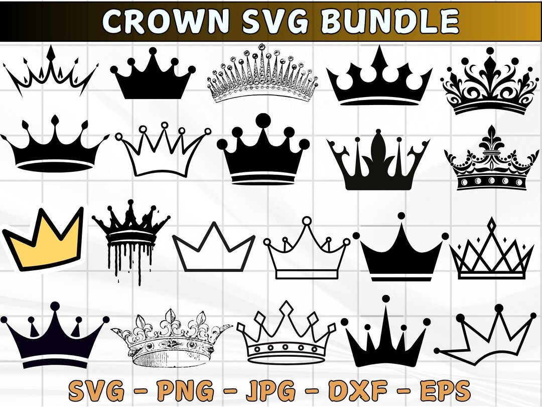 Royal Crown SVG File, King Crown SVG, Queen Crown SVG, Princess Tiara ...