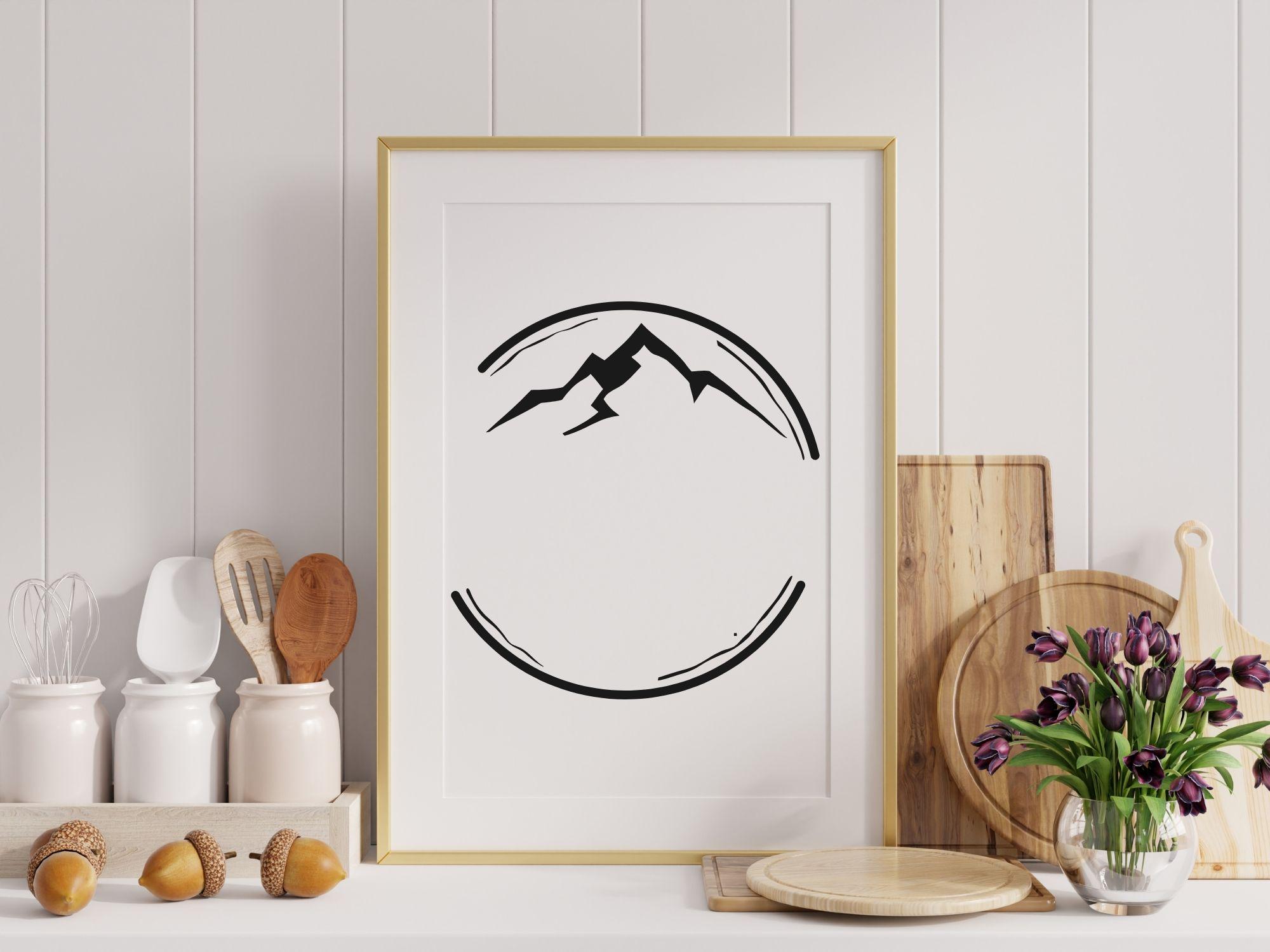 Berge SVG Bundle, Natur SVG, Landschaft SVG, Berg Silhouette, Berg png ...