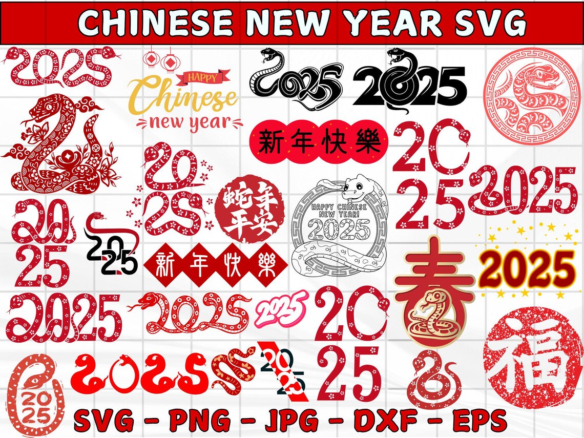 CHINESE DRAGON 2025 - Year of the Dragon - Chinese Dragon Horoscope Svg ...