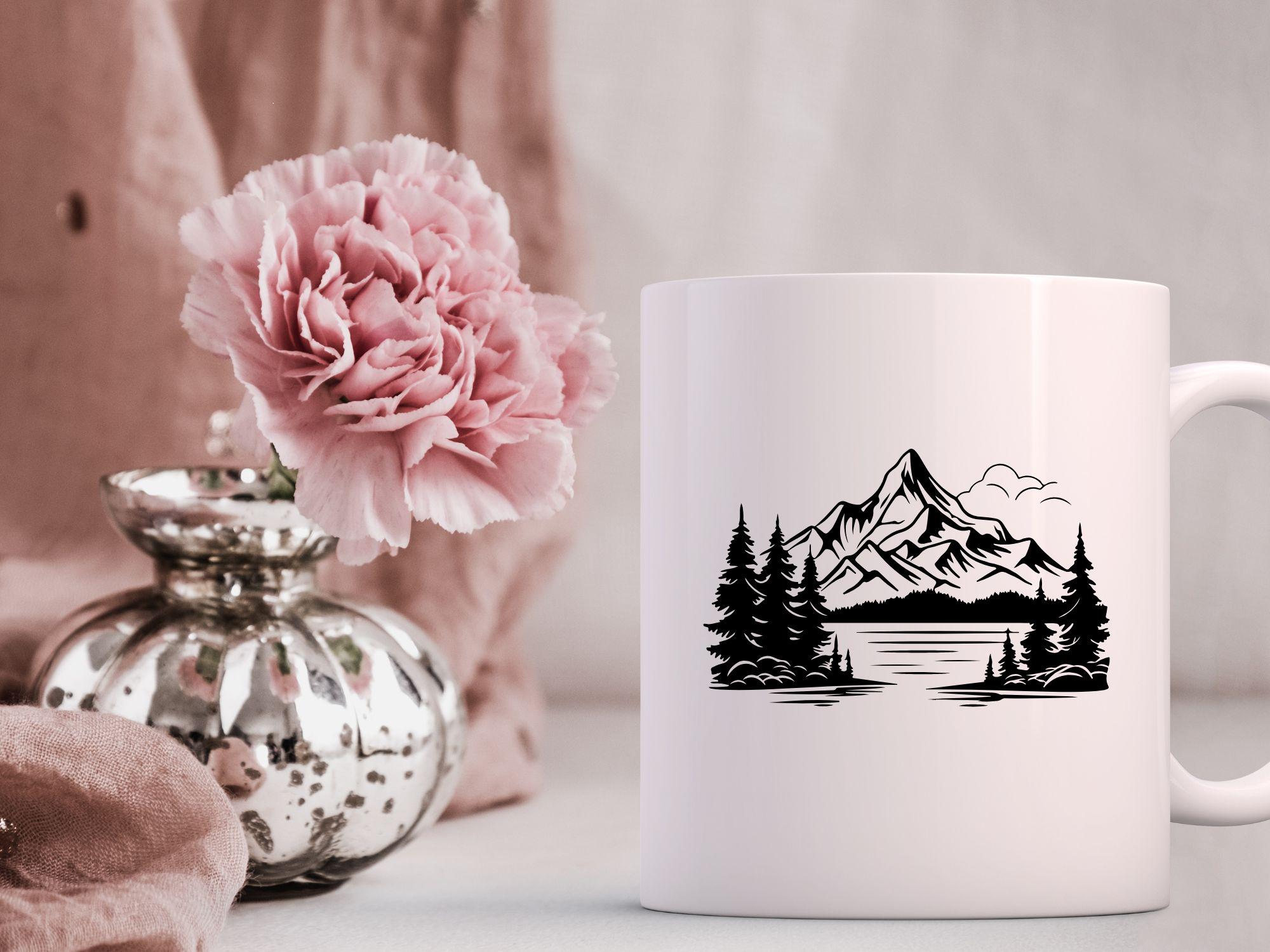 Berge SVG Bundle, Natur SVG, Landschaft SVG, Berg Silhouette, Berg png ...