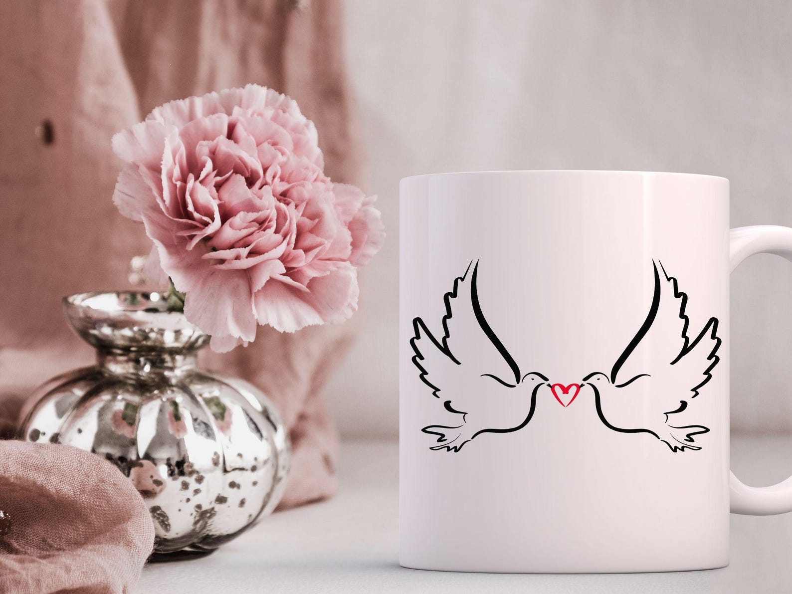 Dove SVG Bundle, Dove PNG Bundle, Dove Clipart, Pigeon SVG Cut Files for Cricut, Wedding Doves ...