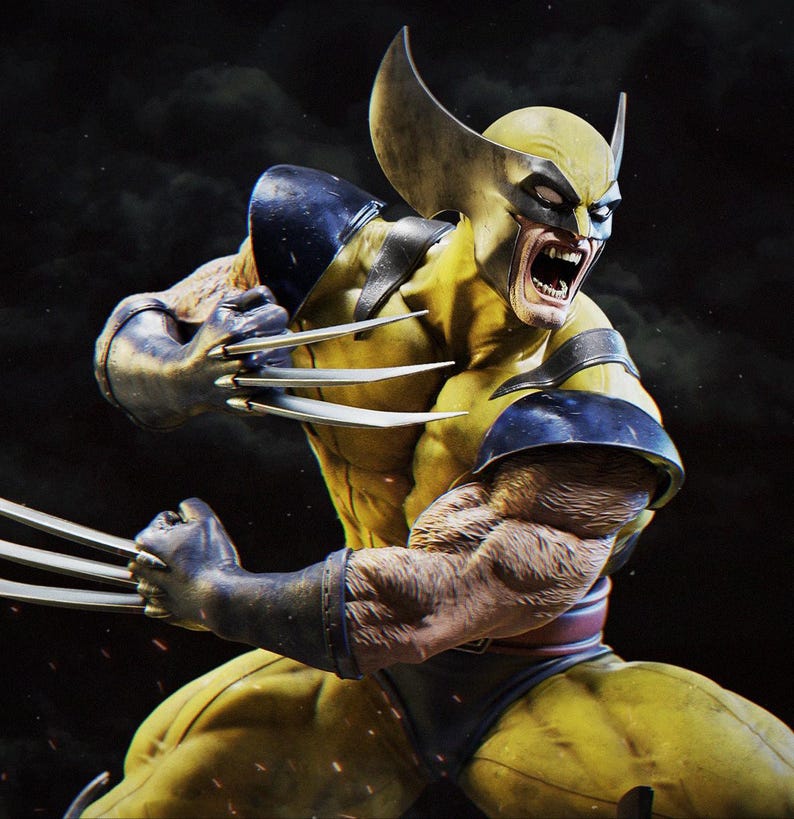 Ferocious Clawed Mutant Resin Statue – Hand-painted Limited Edition ...