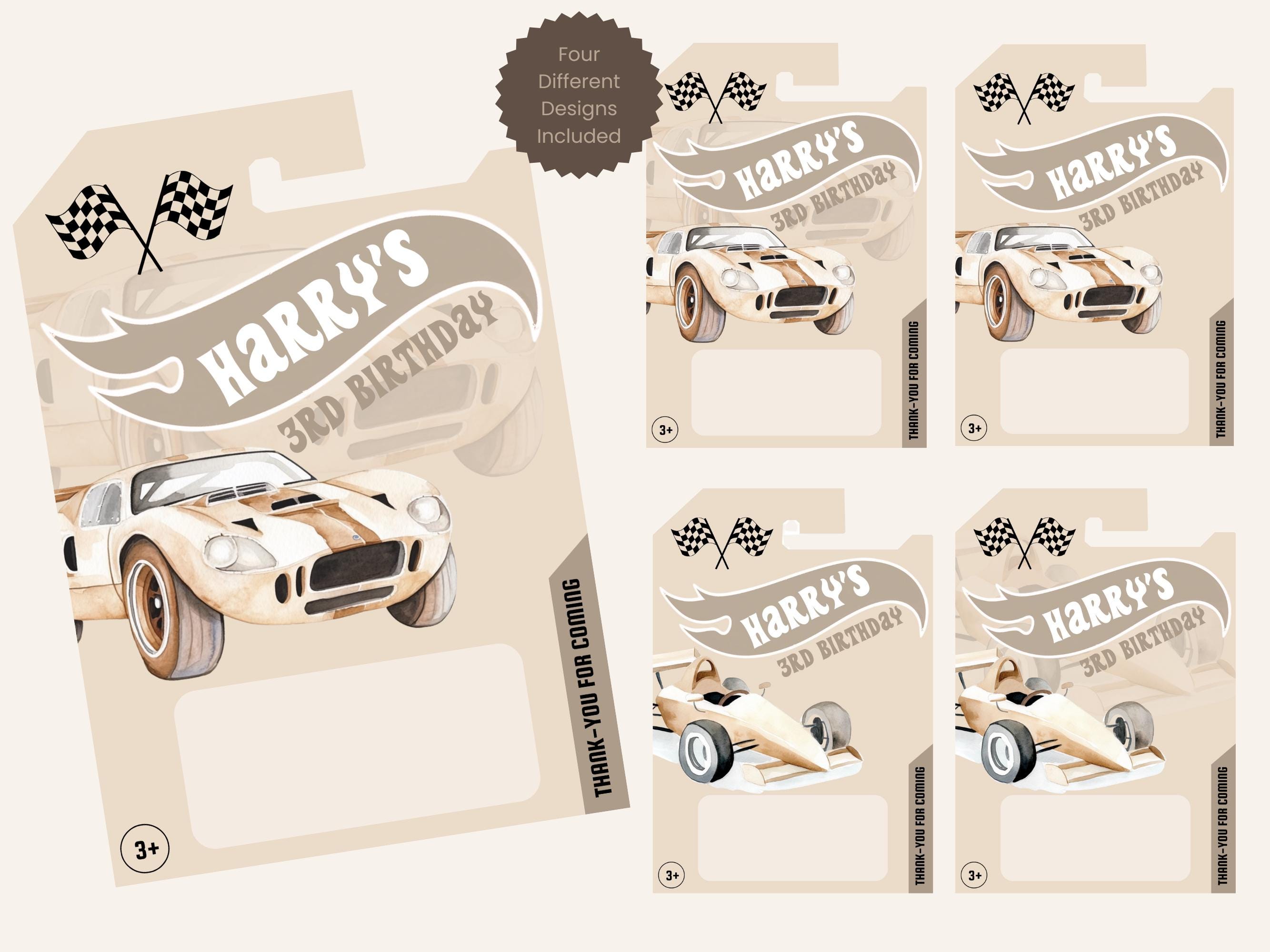 Editable Toy Car Packaging, Beige Custom Hot Wheel Packaging, Hot Wheel ...