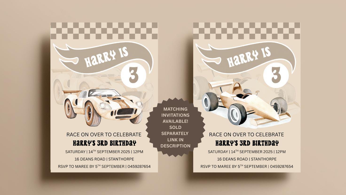 Editable Toy Car Packaging: Custom Hot Wheel Party Favor (digital ...
