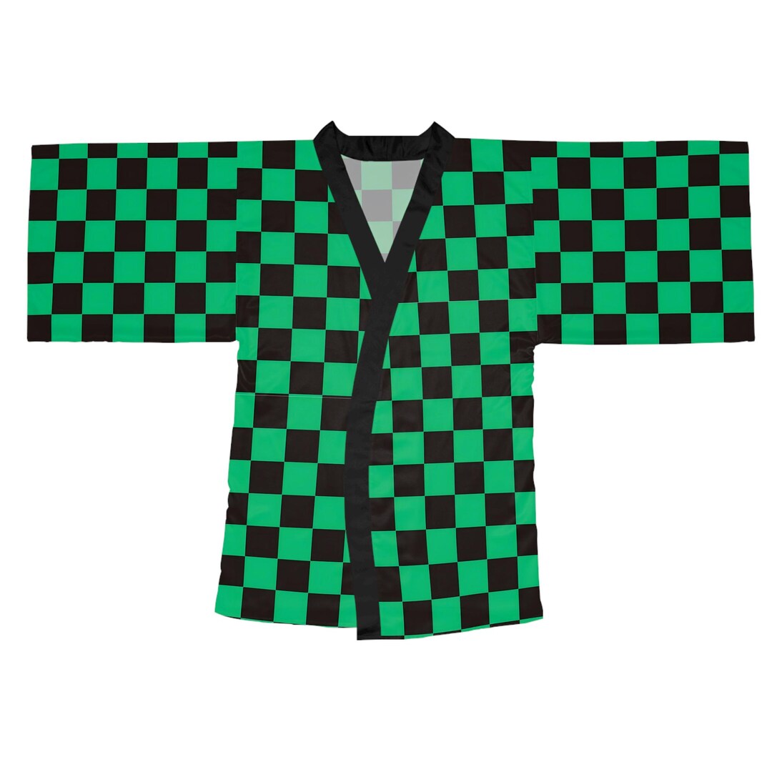 Kimono Robe, Tanjiro Kamado Design, Kimetsu No Yaiba, Anime Gift ...