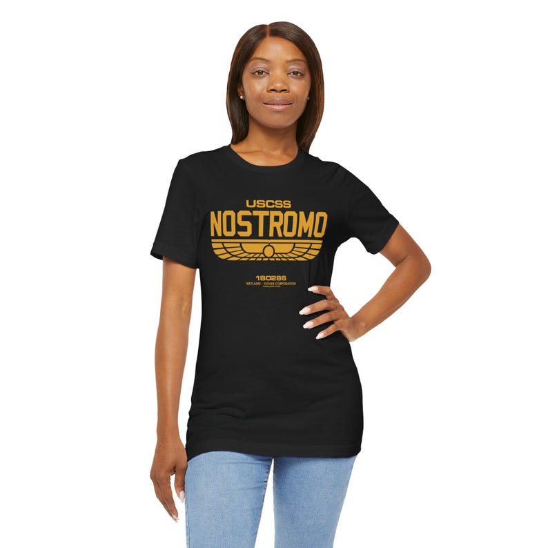 Xenomorph ALIEN Nostromo T-shirt Unisex Short Sleeve T-shirt Sci-fi ...