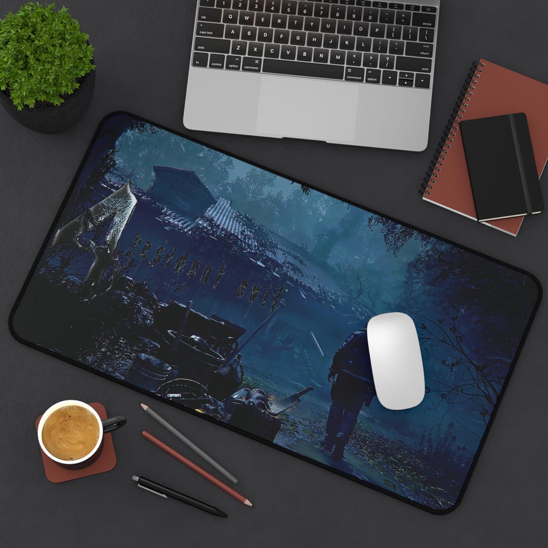Gaming Desk Mat, Biohazard Resident Evil 4 Remake, Computer Mouse Pad ...