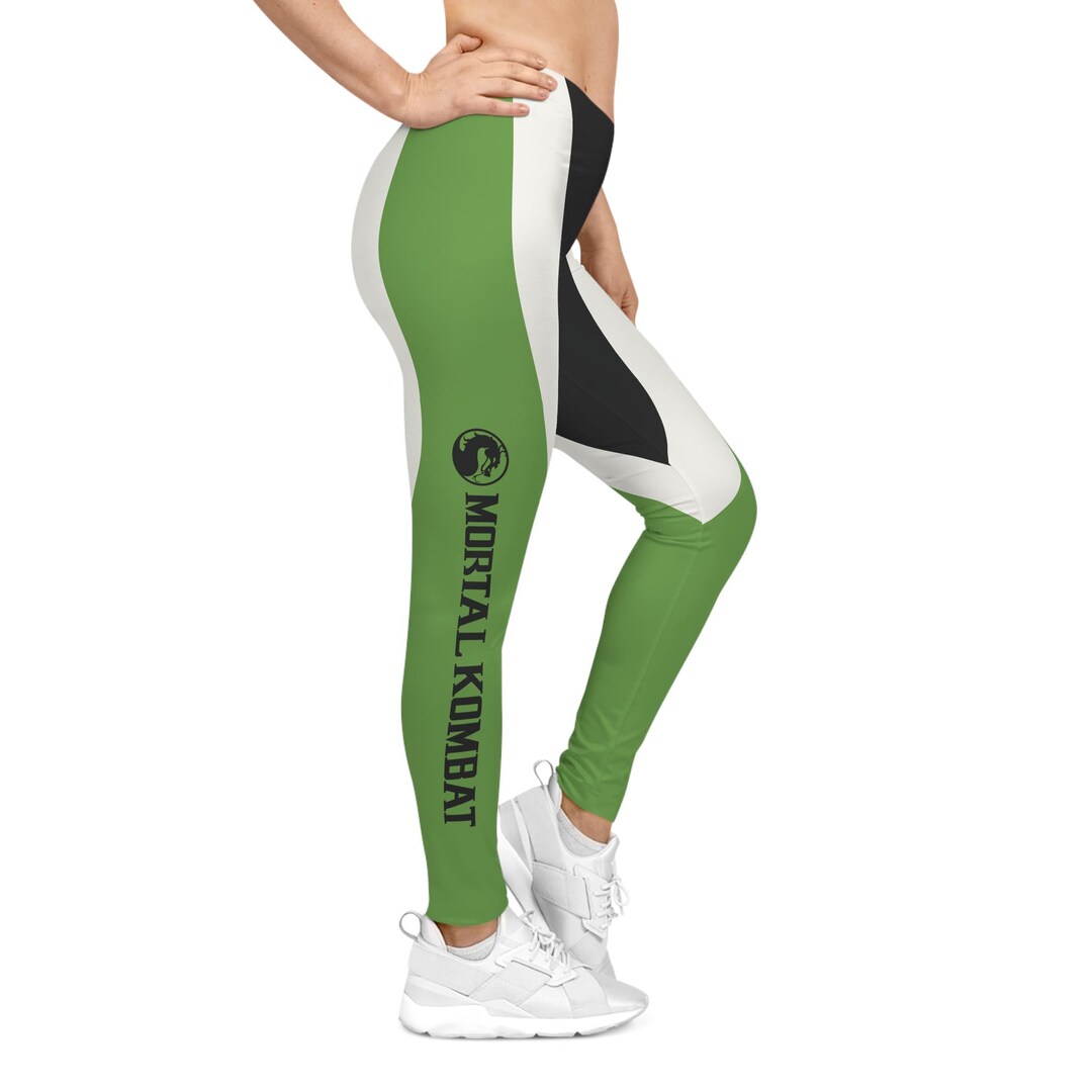Leggings, Mortal Kombat Sonya Blade Outfit, Video Game Inspired, Women ...
