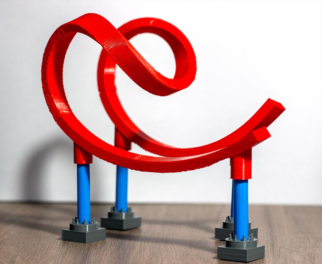 Cobra Roll Dragon Khan Roller Coaster Model - Etsy