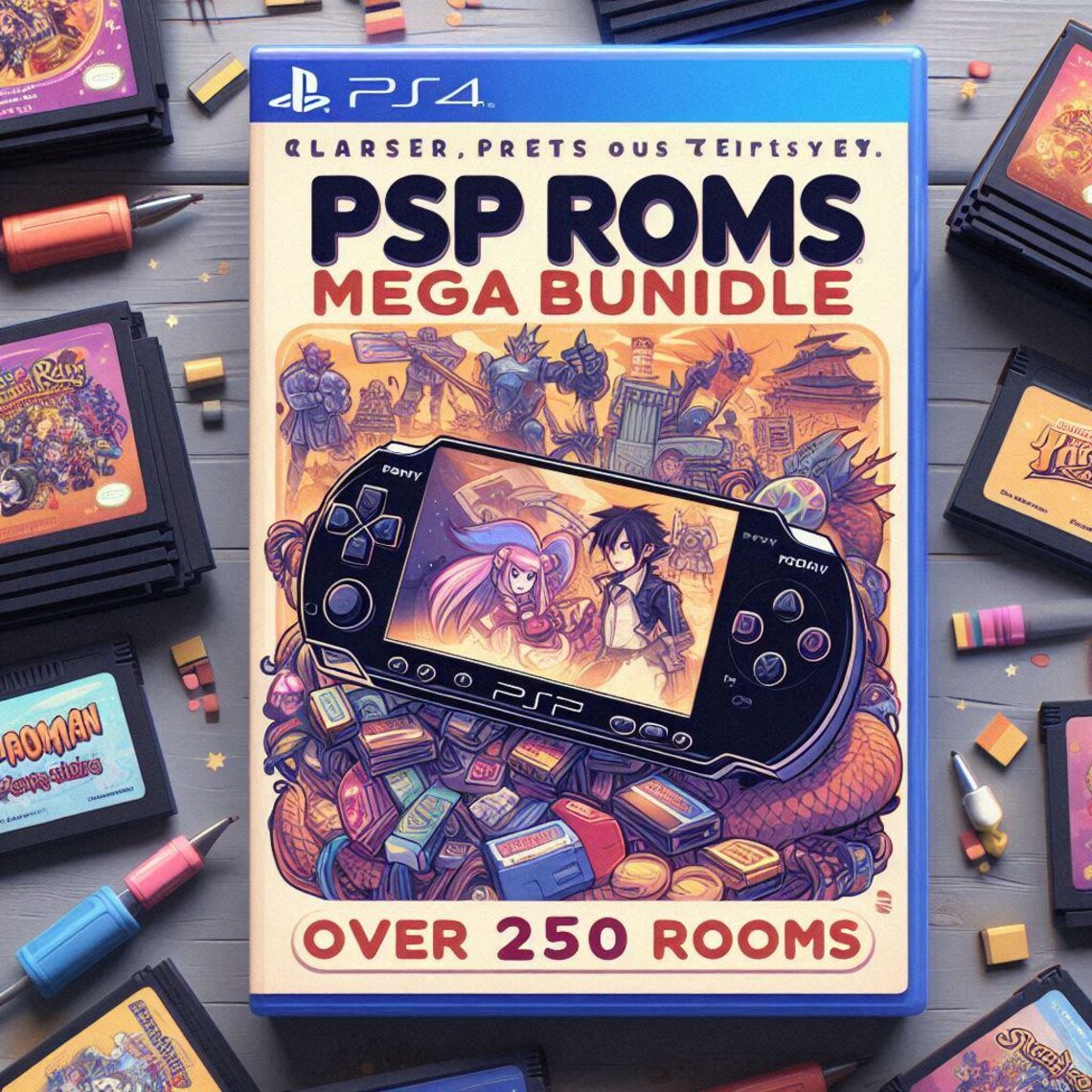 PSP ROMS BUNDLE 250 Games Instant Download Google Drive Steam Deck ...