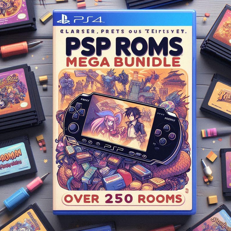 PSP ROMS BUNDLE 250 Games Instant Download Google Drive Steam Deck ...