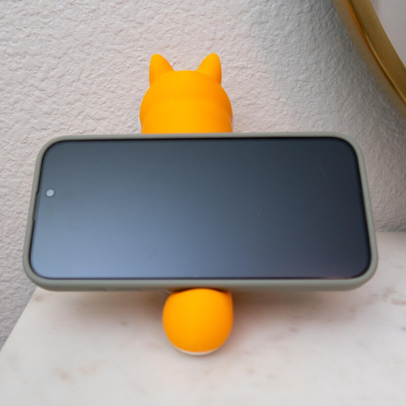 Shiba Inu Phone Stand | Cute Phone Stands, Unique Desk Organizer, Cozy ...