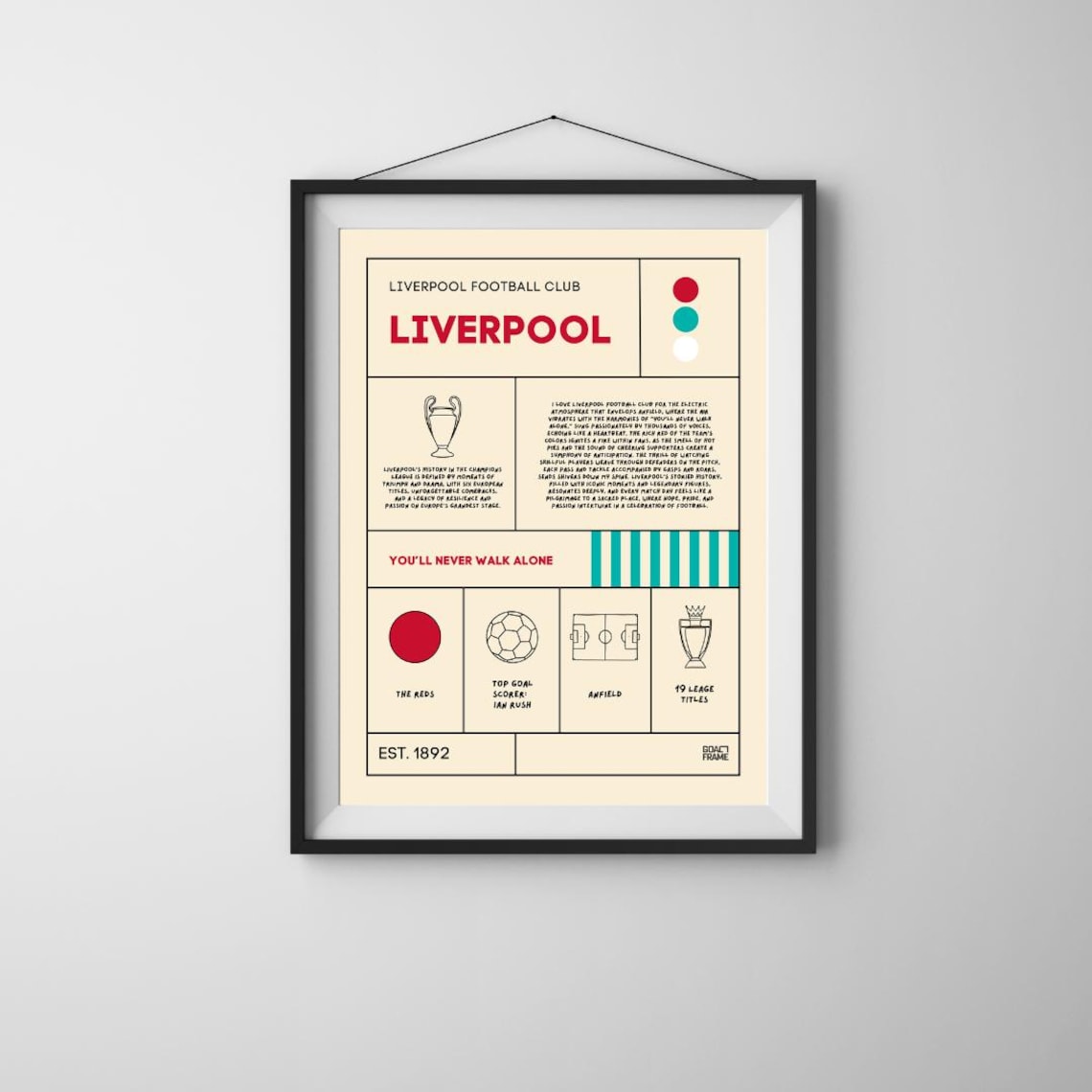Football Poster Liverpool Digital Download JPEG - Print at Home - Etsy