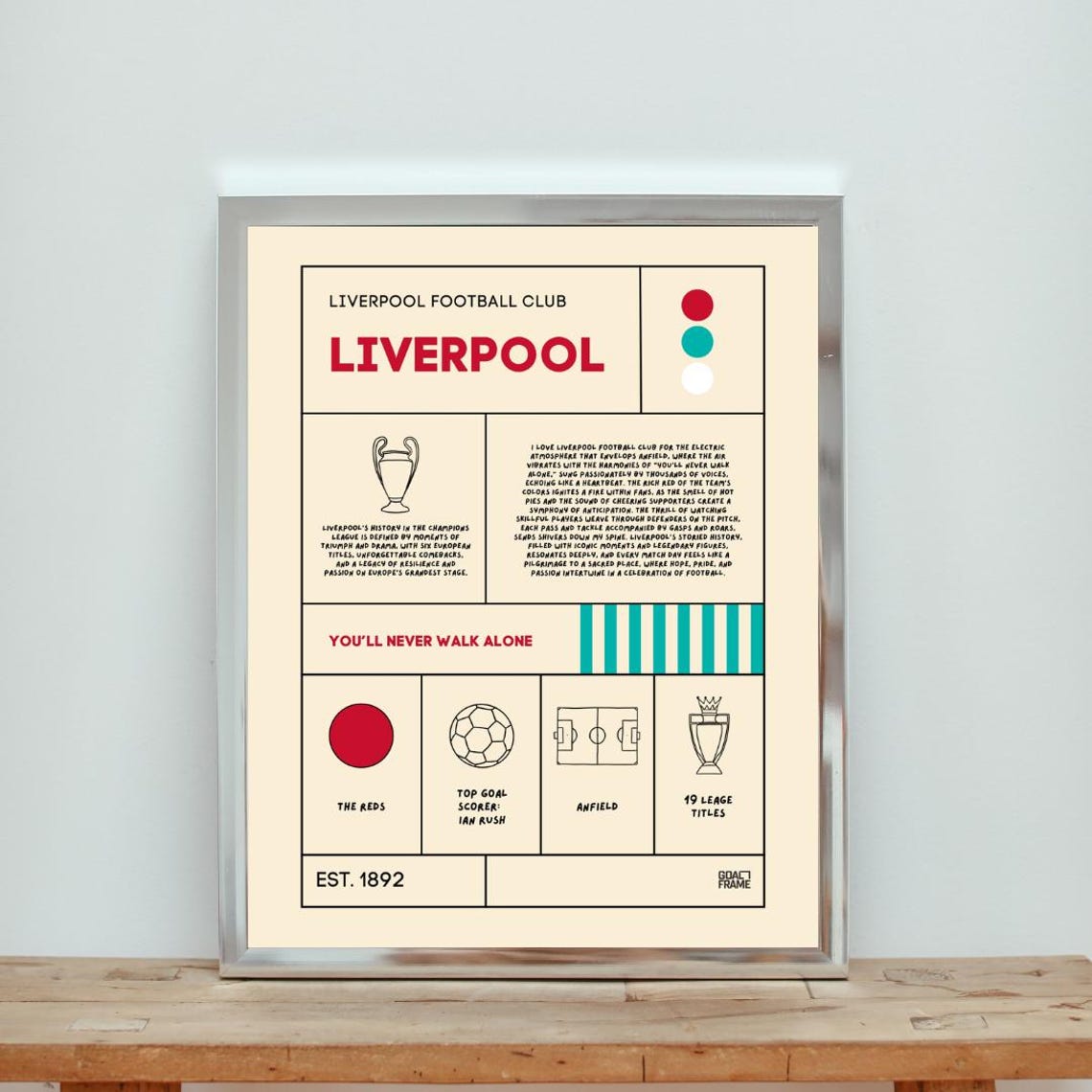 Football Poster Liverpool Digital Download JPEG - Print at Home - Etsy