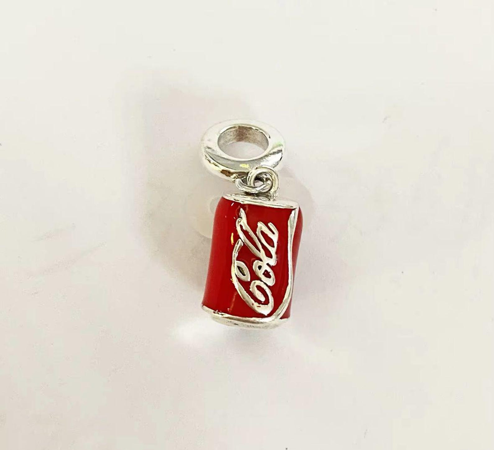 Coke Cola Can Dangle Charm, Charm for European Style Bracelet, Necklace ...