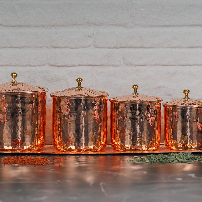 Copper Containers - Etsy