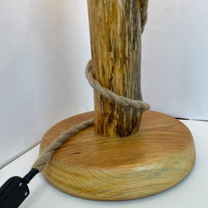 Handmade Rustic Table Lamp, Reclaimed Wood, Wooden Lamp - Etsy