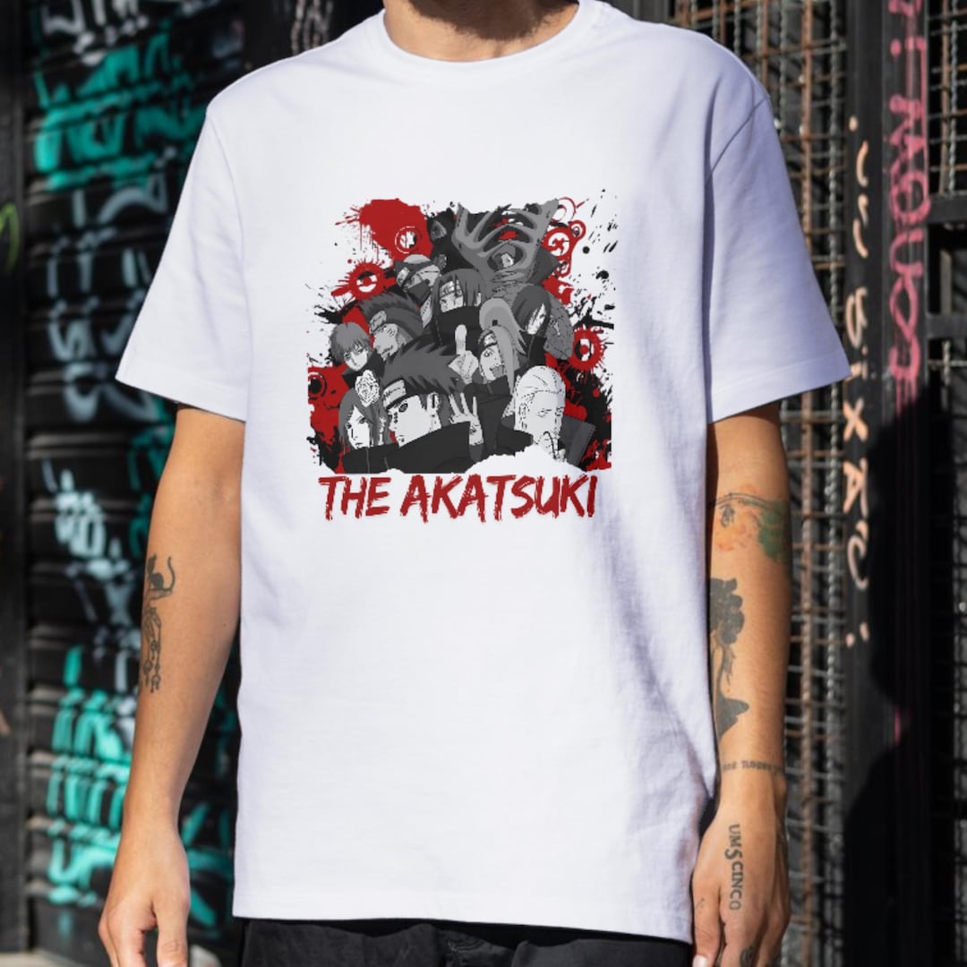 Naruto T-shirt,akatsuki Members Shirt,the Akatsuki Shirt,anime Shirt ...
