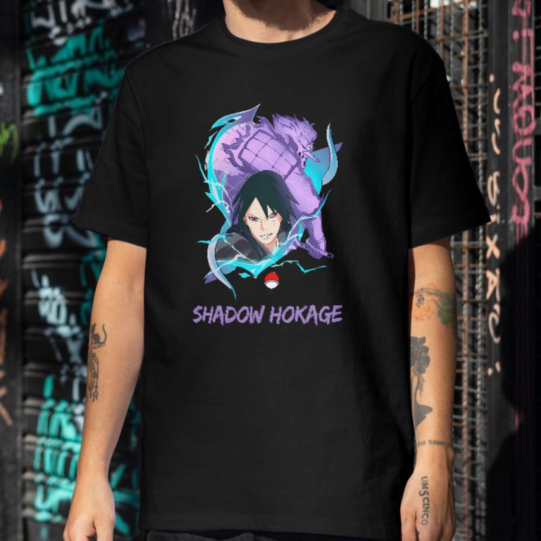 Naruto T-shirt, Sasuke Uchiha Shirt, Shadow Hokage T-shirt, Susanoo ...